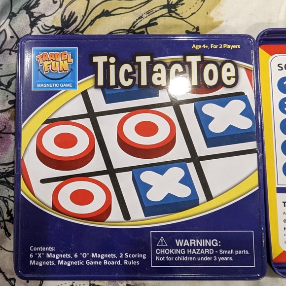 None | Toys | Portable Tic Tac Toe Car Travel Game For Kids | Poshmark